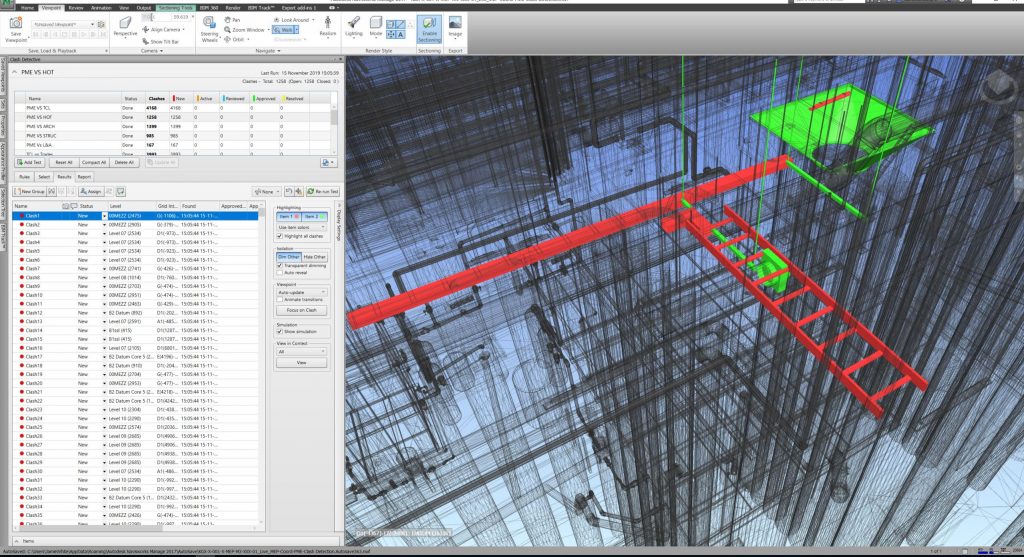 Clash Detection – Virtually Built MEP